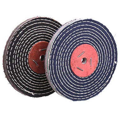 SCOTTCHEN Spiral Sewn denim Buffing Polishing Wheel 6 inch For Bench ...