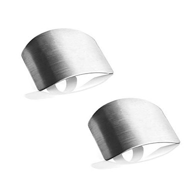 Stainless Steel Cutter Finger Protector Kitchen Cuting Finger Hand ...