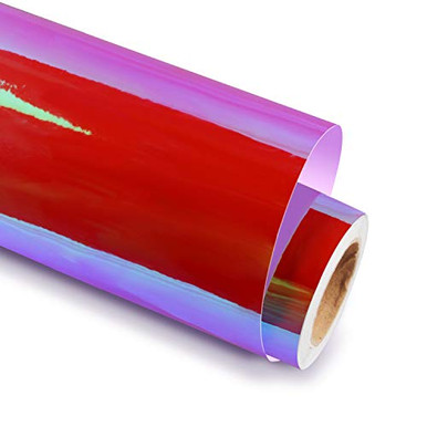 Holographic Opal Passionate Red Adhesive Craft Vinyl 12 Inch X 6 Feet ...