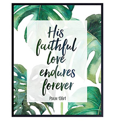 Psalms Christian Wall Art - Religious Wall Decor - Scripture Wall Art ...