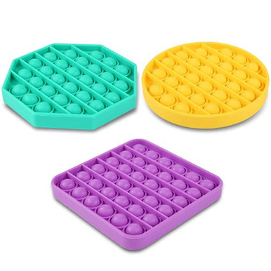 Moon Wood Fidget Toys 3 Pcs- Silicone Sensory Stress Anxiety Restless ...