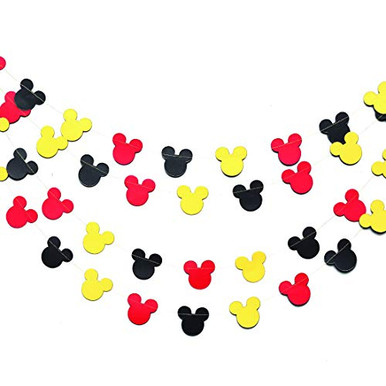 Mickey Mouse Garland Banner - Oh Twodles Birthday Party Supplies ...