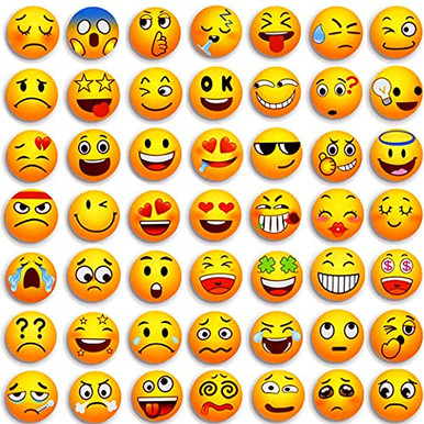 MORCART 54Pcs Emoji Refrigerator Magnets - Cute Fridge Magnets ...
