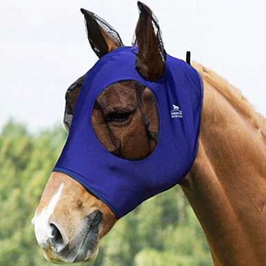 Harrison Howard Super Comfort Horse Fly Mask Elasticity Fly Mask with ...