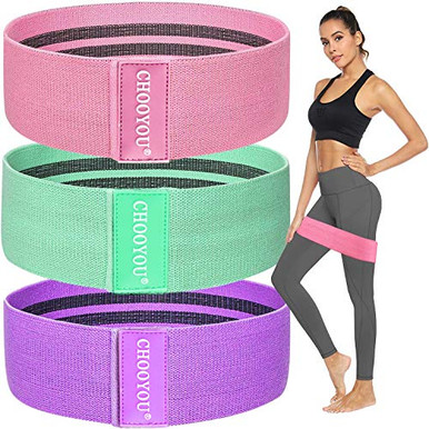 UMIKU 3 Pack Resistance Bands for Legs and Butt Exercise Bands Booty ...