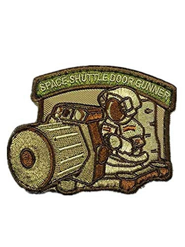 Space Shuttle Door Gunner Military Hook Loop Tactics Morale Embroidered ...