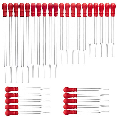 OLYCRAFT 30PCS Glass Dropper Pipettes Set Essential Oil Glass Pipette ...