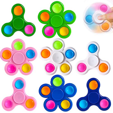 8 Pack Pop Fidget Spinners- Simple Fidget Spinners Toys for Kid Adult ...