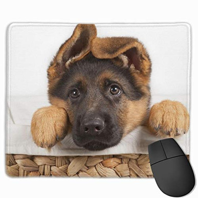 German Shepherd Mouse Pad Large Gaming Mouse Pad with Non Slip Rubber ...