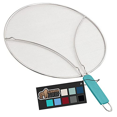 Gorilla Grip Splatter Screen Stainless Steel Fine Mesh Screens for ...