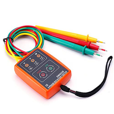 3 Phase Sequence Presence Rotation Tester Indicator Detector Meter With ...