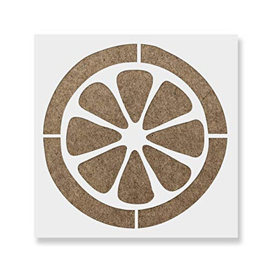 Lemon Stencil Template for Walls and Crafts - Reusable Stencils for ...