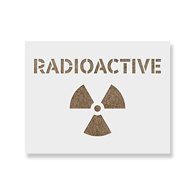Radioactive Symbol Stencil - Reusable Stencils for Painting - Create ...