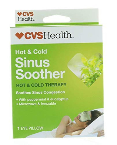 CVS Health -1 Sinus Soother Eye Pillow Hot and Cold Therapy - Soothes Sinus Congestion with ...