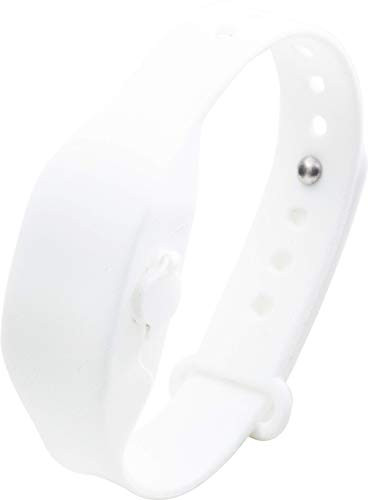 SaniBand- Wearable Hand Sanitizer Dispenser Bracelet - White ...