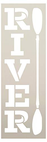 River Stencil with Paddle by StudioR12 - DIY Summer Home or Camper ...