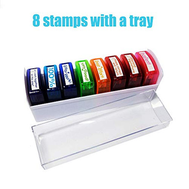 Teacher Stamp Set Self-Inking Motivation School Classroom Teacher ...