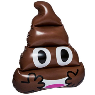 High Five Poop Emoji Float Pool Floater Inflatable Lounger ...