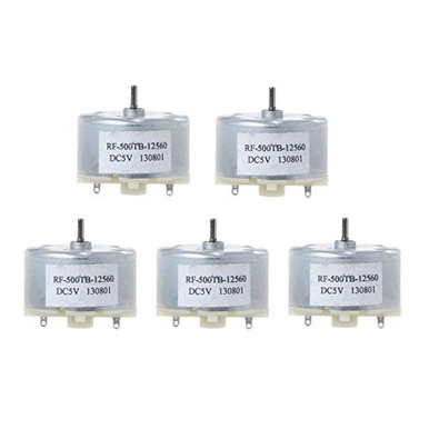 Vehicles-OCS 5pcs 500 Micro DC Motor Small Round DIY Toy Motors for ...