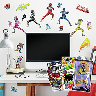 RoomMates Power Rangers Wall Decals Bundle ~ 24 Pc Power Rangers Room ...