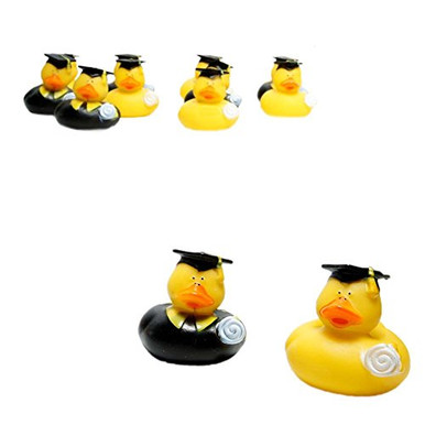 Fun Express Graduation Graduate Rubber Ducky Duck Party Favor Set (1 ...