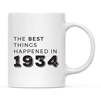 Andaz Press 11oz. Birthday Milestone Coffee Mug Gift The Best Things ...