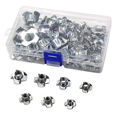 M-Aimee 140 Pieces M3 M4 M5 M6 M8 M10 M12 Carbon Steel T-Nuts Four ...