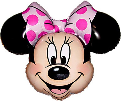 Fantastic Floatables MINNIE MOUSE HEAD 27 inch STRINGLESS FLYING PET ...