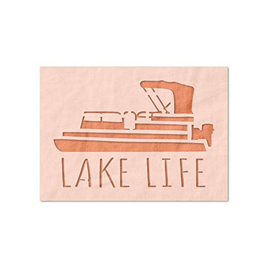 Stencil Stop Lake Life Stencil - Reusable for DIY Projects Painting ...
