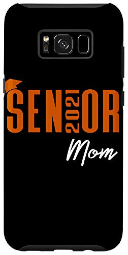 Galaxy S8 plus Senior 2021 Mom - School Color Burnt Orange Graduation ...