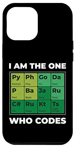 Iphone 12 Pro Max I Am The One Who Codes Periodic Table Programming Languages Case