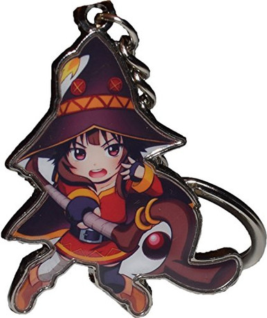 GB Arts KonoSuba Megumin Metal KeyChain Pendant - Warehousesoverstock