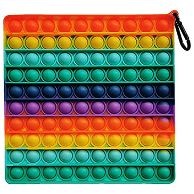 Louliou Big Size Bubble Sensory Fidget Toys-8 Inch- 100 Bubbles Stress ...