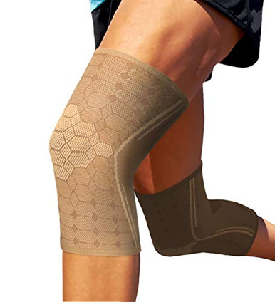 Sparthos Knee Compression Sleeves by -Pair- Support for Sports Running ...