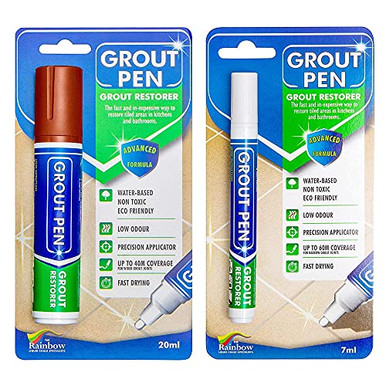 Grout Pen Tile Paint Marker- Waterproof Grout Colorant and Sealer Pen ...