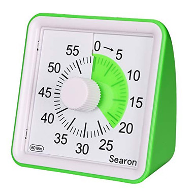 Searon Visual Timer for Kids Time Management Countdown Analog Clock 3. ...