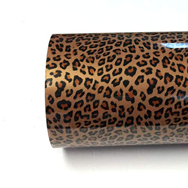 Leopard Stellar Prints 20" x 5' -Feet- Iron on Printed Heat Transfer ...