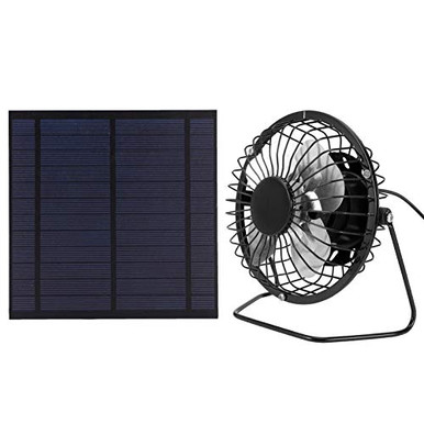 Mxzzand USB Solar Panel Cooling Fan Solar Panel Powered Fan Solar ...