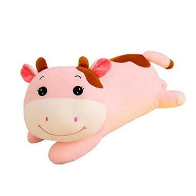 BARMI 18'' Pink Cow Stuffed Animal Strawberry Cow Plush Pink Cow Plush ...