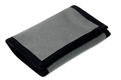 RFID Nylon Trifold Hook and Loop Wallet. w-Inside ID Window. Made in ...