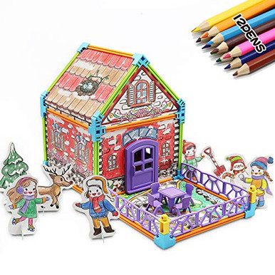 3D Coloring Puzzle Set?85pcs? 3D Children's Color Painting Puzzle Toy ...