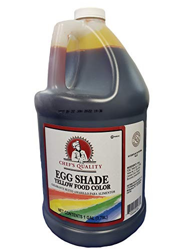Chef's Quality Egg Shade -Yellow- Food Color 1 Gallon of Egg-Shade Food ...