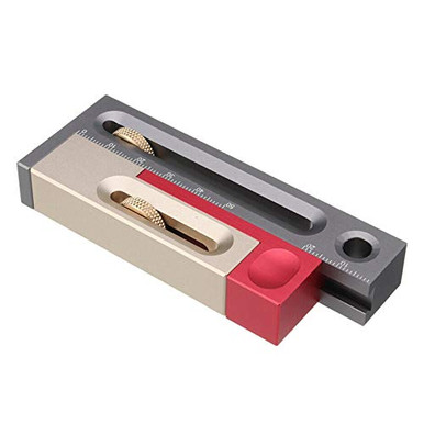 Saw Slot Adjuster Mortise and Tenon Tool Table Movable Measuring Block ...