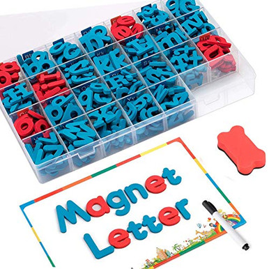 FUQUN Classroom Magnetic Letters Numbers - Uppercase Lowercase kit -212 ...