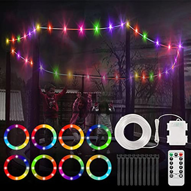 Directtyteam LED Trampoline Lights Remote Control 16ft LED Light for ...