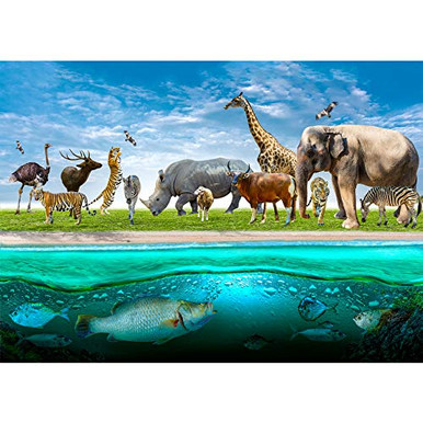 AlTalent Wild Animals Puzzle -1000 Piece Jigsaw Puzzle for Adult Kids ...