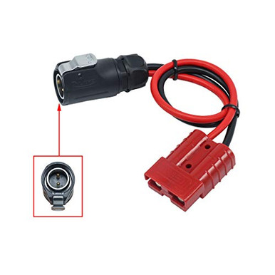 2 Pin LP20 Waterproof Male Plug Aviation Connector to 50A Cable Adapter ...