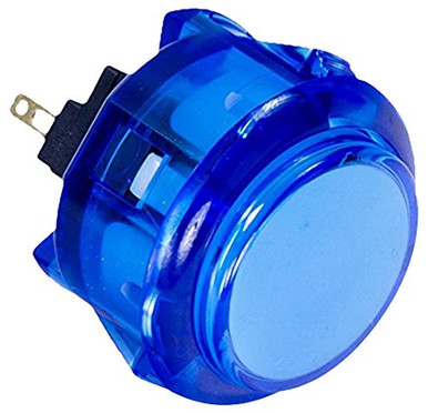 SANWA DENSHI Snap Type Push Button Expression Clear Blue OBSC-30-CB ...