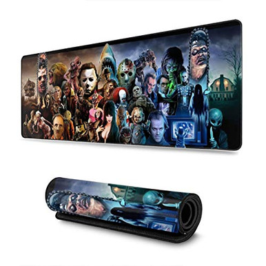 JHJHJ Horror Movie Large Gaming XXL Mouse Pad with Stitched Edge Mat ...