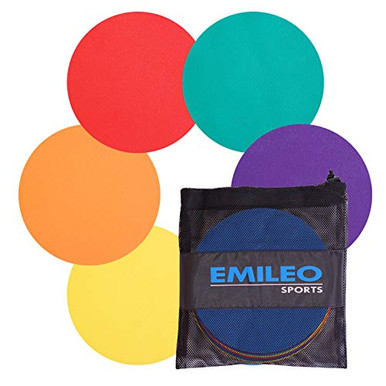 EMILEO Sports Spot Markers Set of 12 Pieces - 9" Size - Training ...
